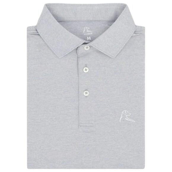 Rhoback | Shirts | Rhoback Thunder Grey Polo M | Poshmark
